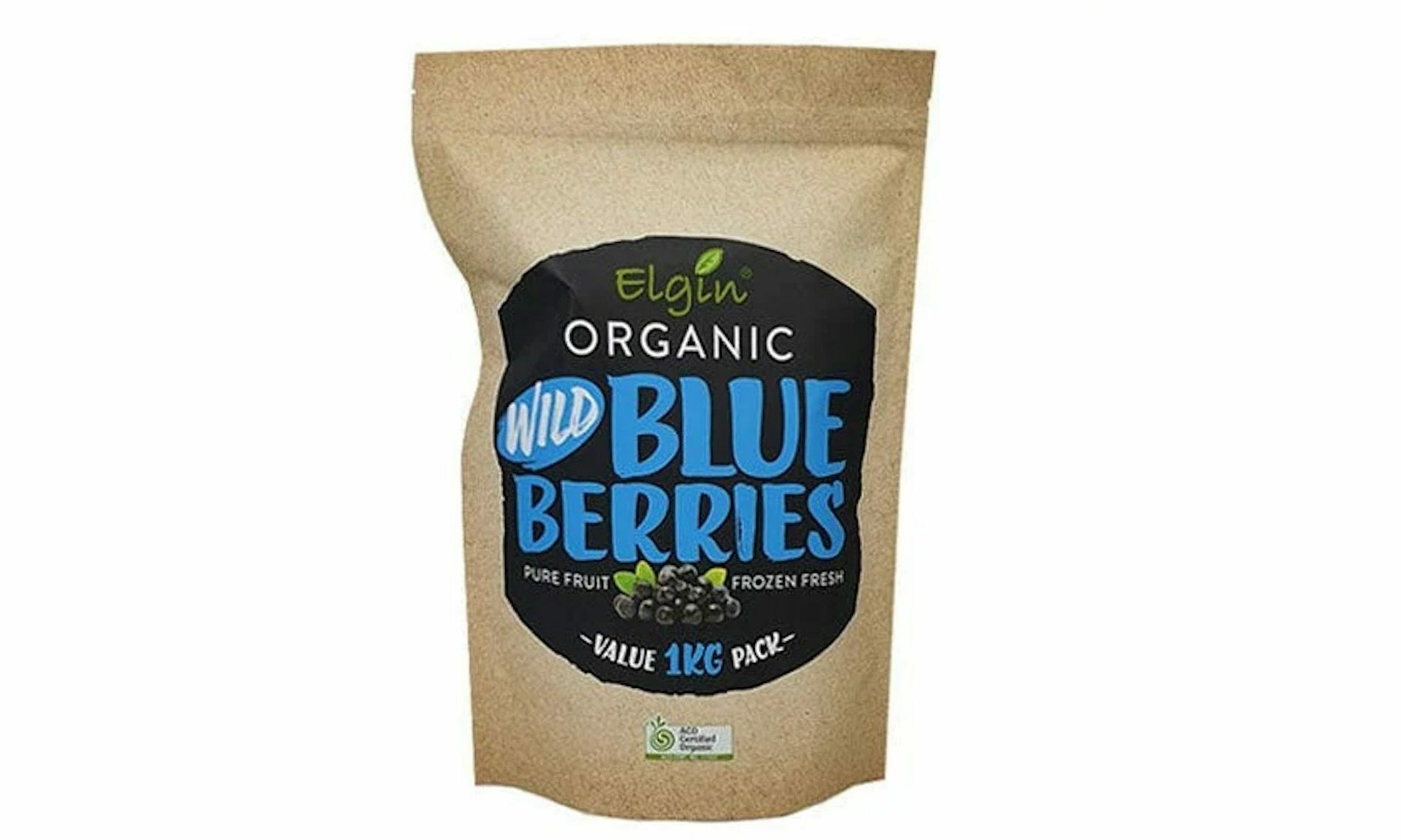 Elgin Organic - Frozen Wild Blueberries - 1kg Bulk Pack - Bello Food ...