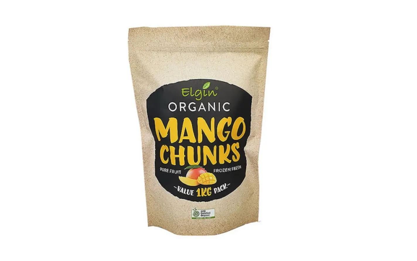 Elgin Organic - Frozen Mango Chunks - 1kg Bulk Pack - Bello Food Box ...