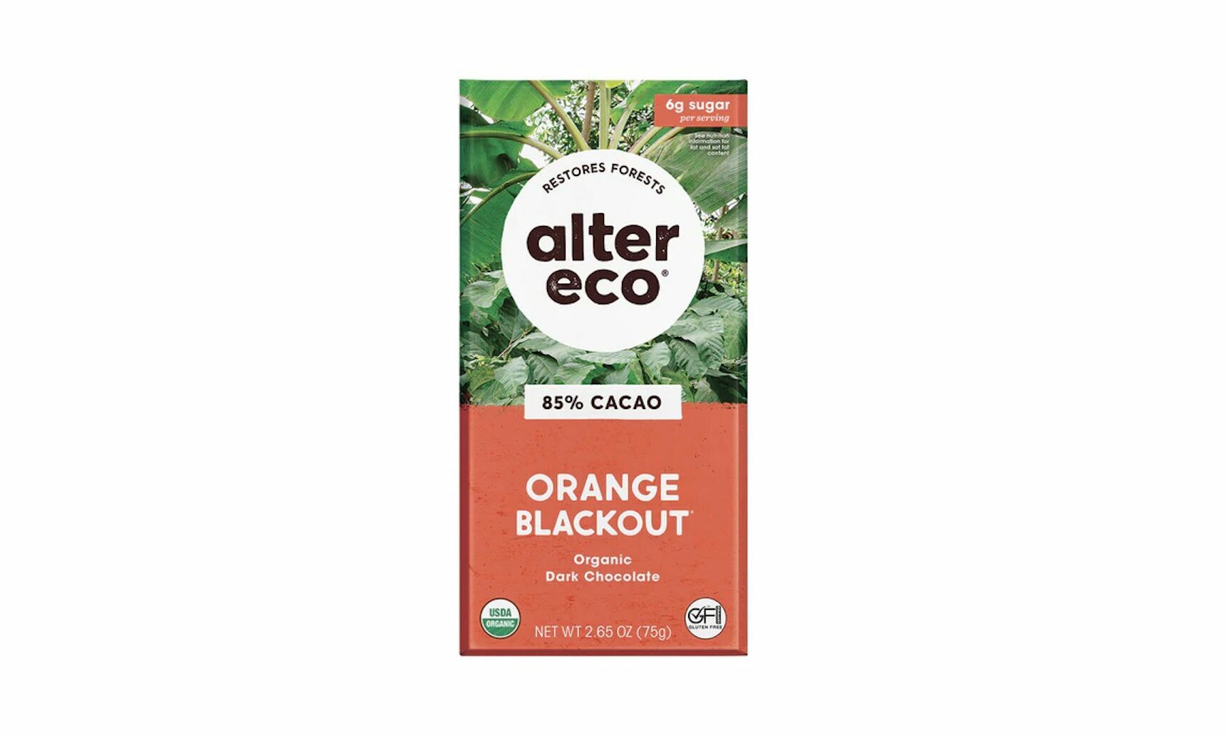 Alter Eco Chocolate - Orange Blackout (Dark 85%) - Bello Food Box ...